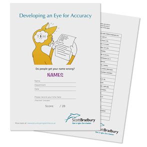 Accuracy and attention-to-detail tests - Accuracy Skills